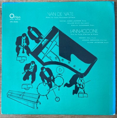 Nancy Van De Vate, Anthony Iannaccone, Van De Vate: Music For Viola ...