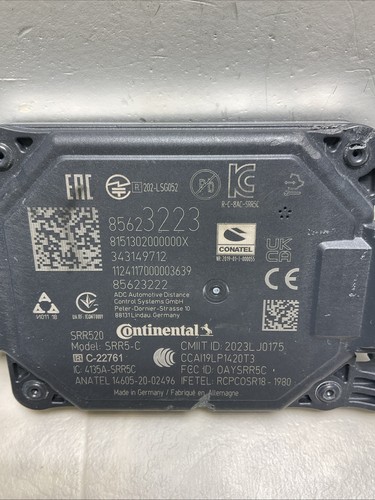 2020-2024 Cadillac CT4 LH Driver Short Range Radar Rear Sensor OEM ...