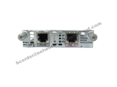 Cisco WIC-1AM-V2 1-Port Analog V.92 Modem WAN Interface Card - 1 Year ...