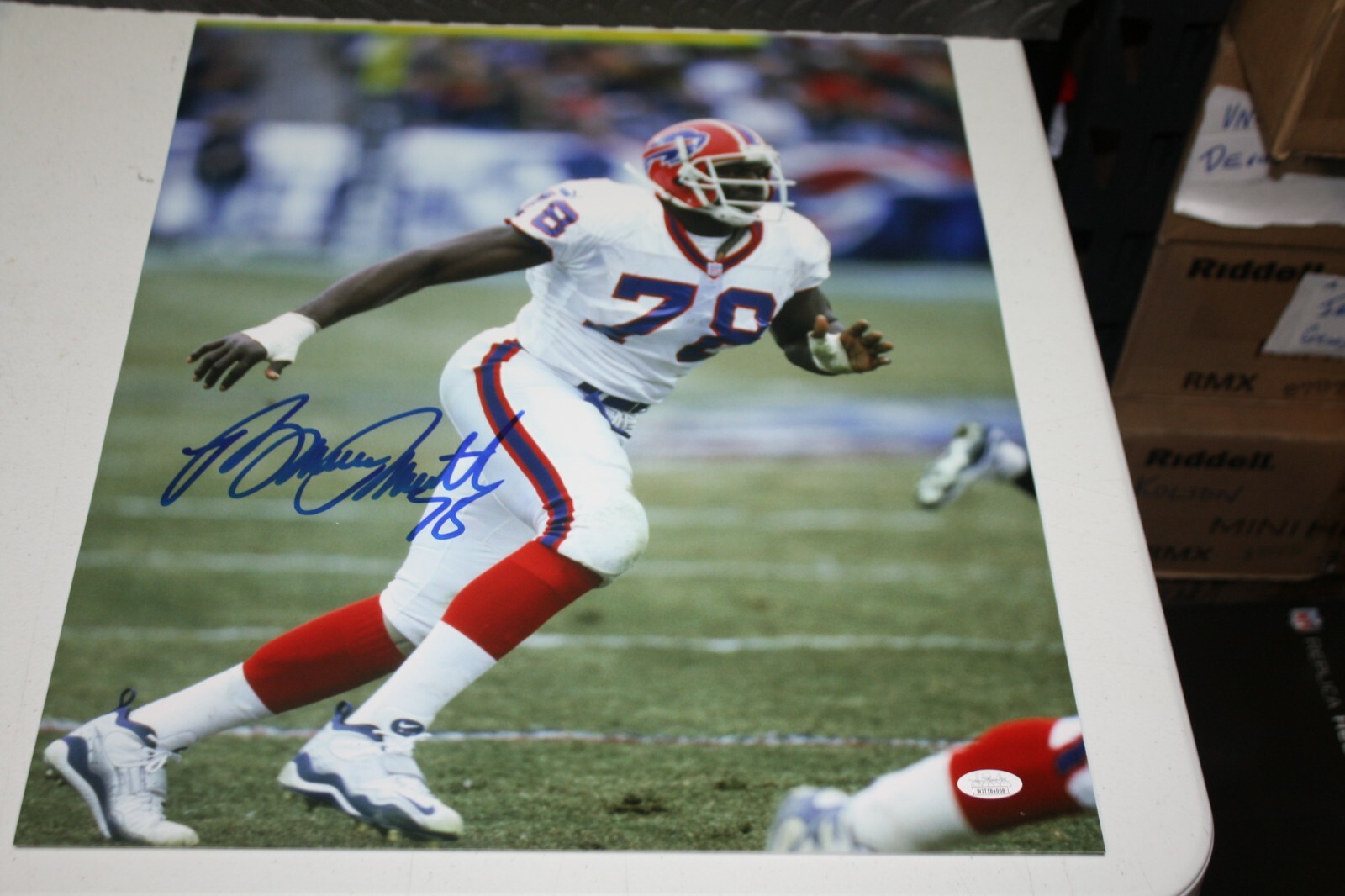 Bruce Smith Autographed Memorabilia | Signed Photo, Jersey ...