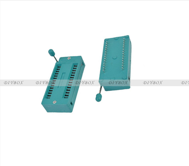 ZIF 28-pin 28 Pins Test DIL ICs Universal IC Socket Insertion Wide Body ...
