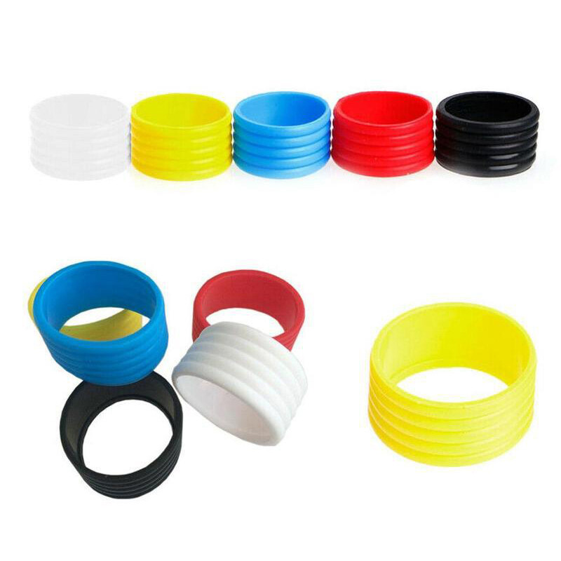 Tennis Racket Grip Rubber Ring Badminton Bat Overgrip Fix Flexible ...
