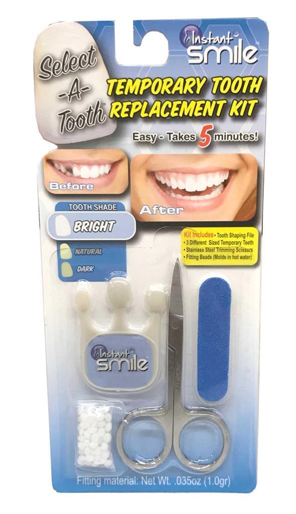 BRIGHT WHITE INSTANT SMILE TEETH REPLACEMENT KIT fast & easy Missing ...