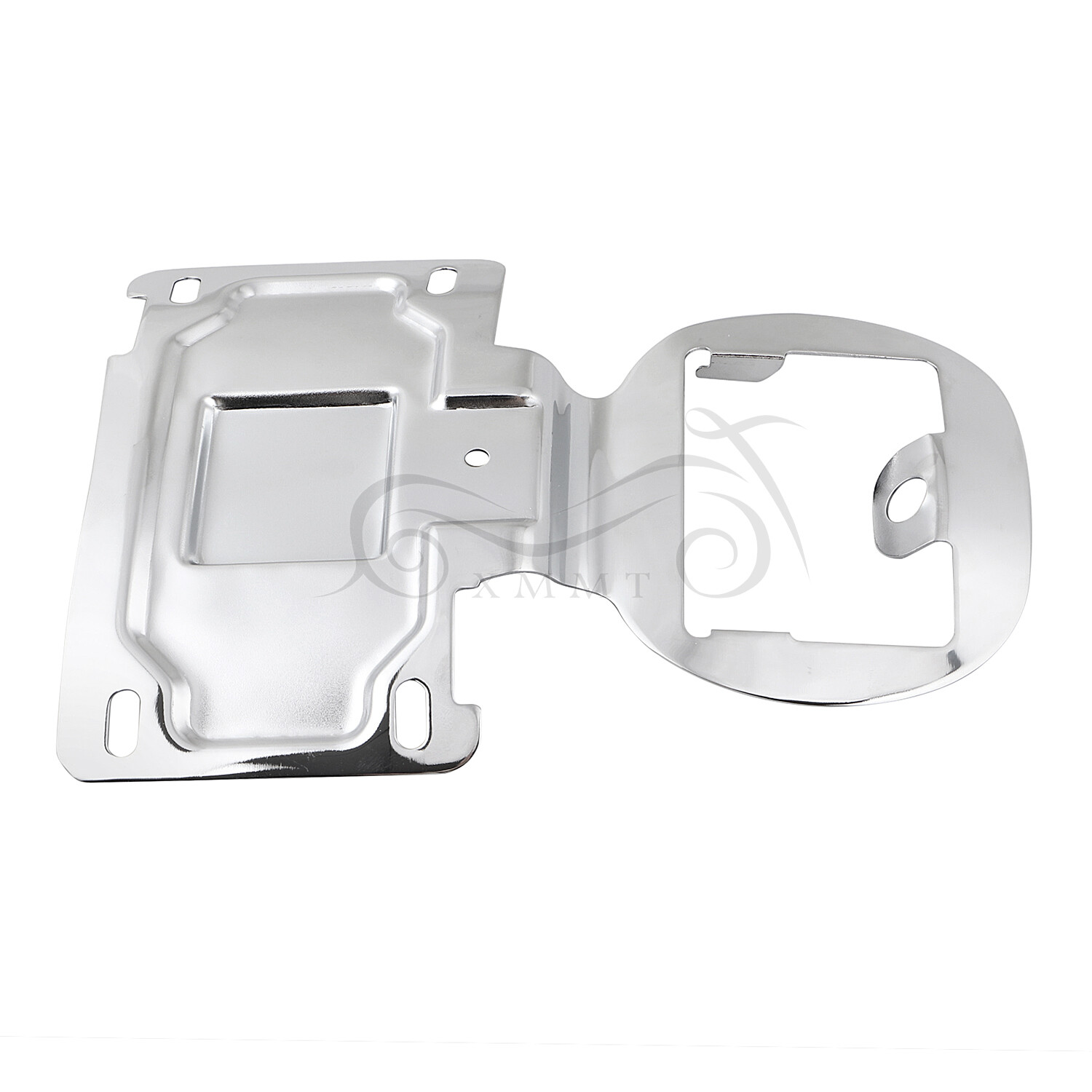 Chrome license Plate Relocation Mount For Harley Electra Road Glide ...