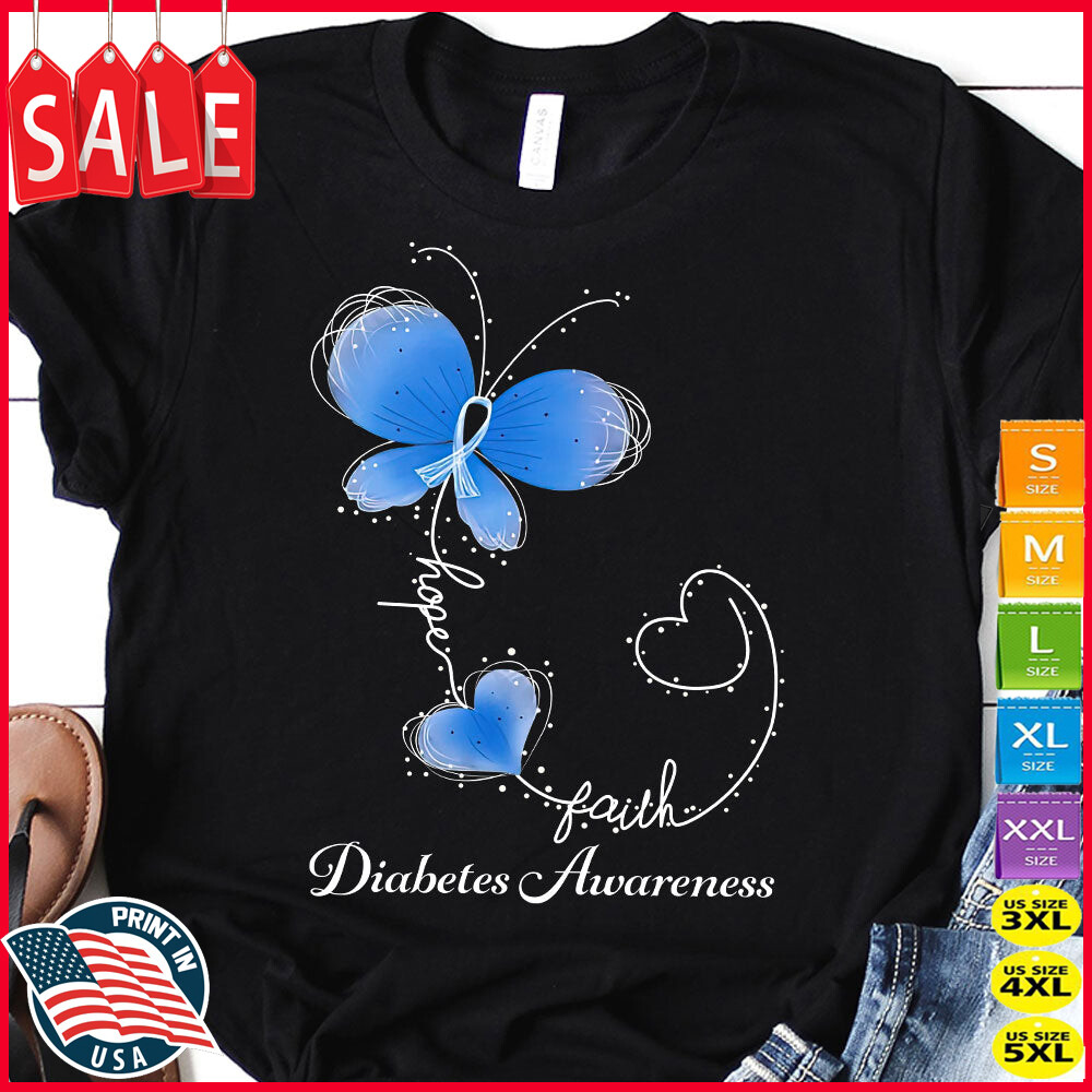 Juvenile Diabetes Butterfly
