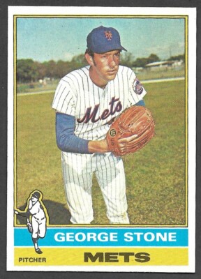 1976 TOPPS #567 George Stone NEW YORK METS EX-MINT+ A | eBay