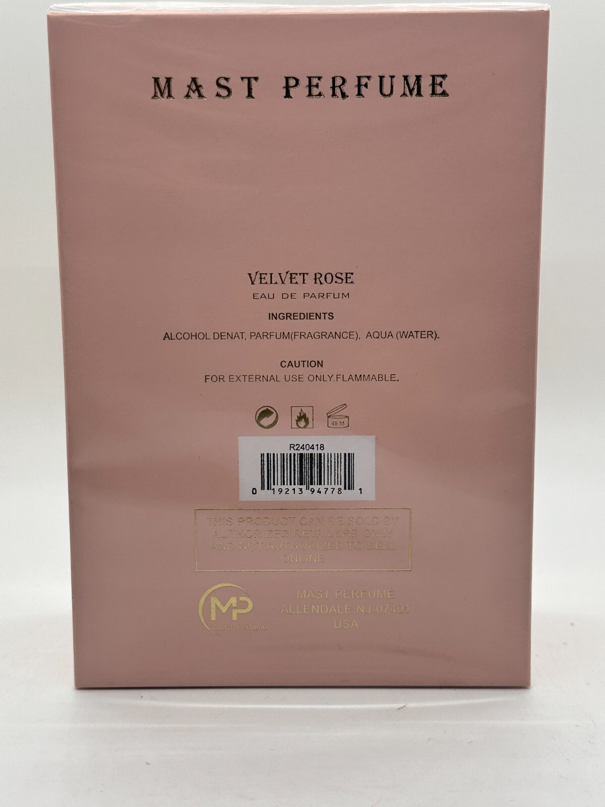 Velvet Rose by Mast Perfume for Women Eau De Parfum 3.4 Fl. Oz. / 100 ...