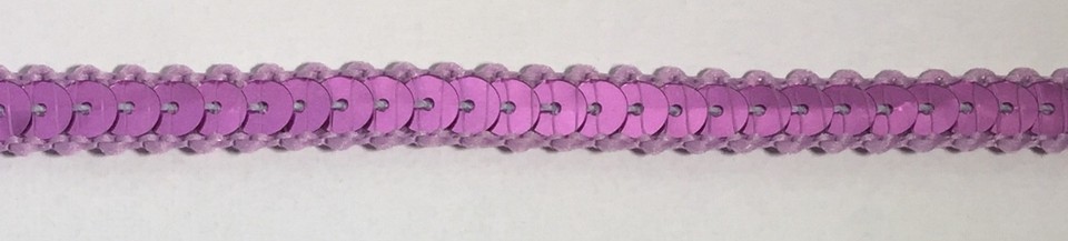 Single Row Sequin with Knitted backing - 20 Continuous Yards - Many ...