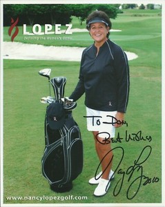 Nancy Lopez - LPGA Golf Original Autograph 8x10 Signed Photo | eBay