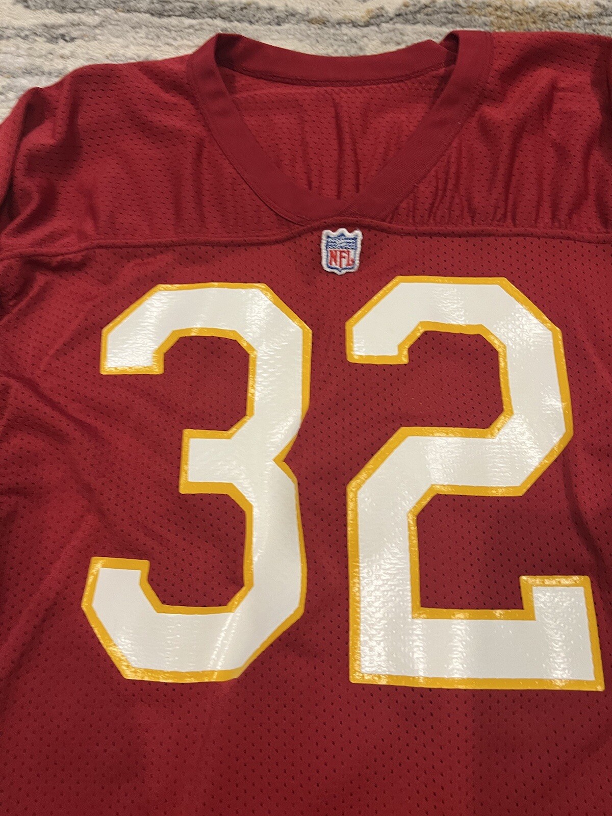 Russell Athletic Washington Redskins Ricky Ervins #32 NFL Jersey ...