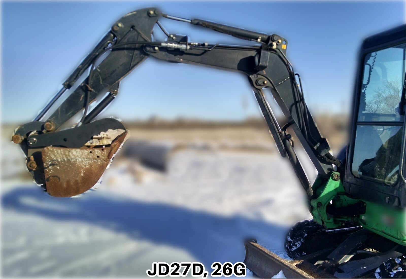JOHN DEERE 26G,27D, HITACHI ZX27 THUMB HYDRAULIC EXCAVATOR ATTACHMENT ...