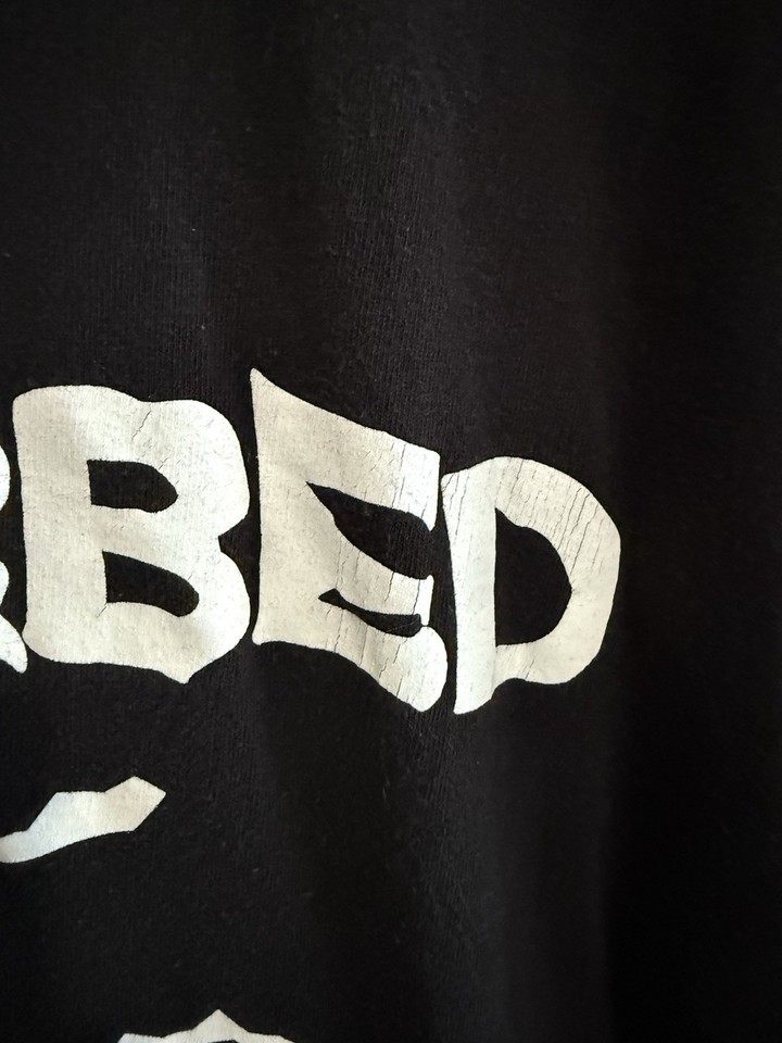 Vintage 90s Disturbed Smile Giant Tag Glow In The Dark Shirt Large T ...