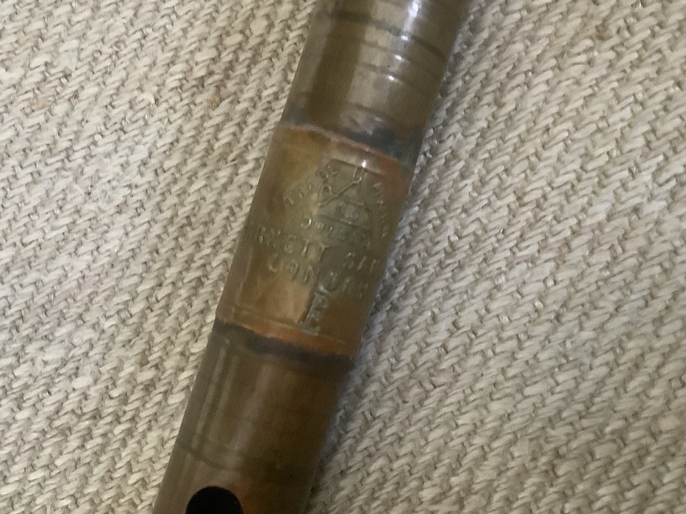 Antique Metal Flute Barnett Samuel London Trade Mark | eBay