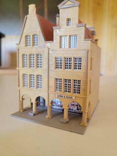 N scale ready made kit. Townhouse/retail building. | eBay