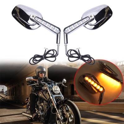 Chrome Muscle Rear View Mirrors For Harley Davidson V-Rod Vrod VRSCF 09 ...