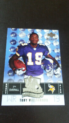 2005 Upper Deck Kickoff Football Card #109 Troy Williamson Rookie | eBay