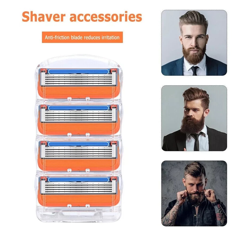 HOT* * 48XShaving Blades Refills Razor Compatible For Gillette Fusion 5 ...