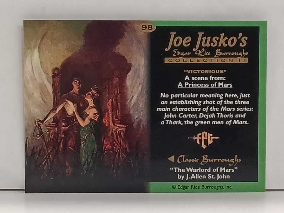 JOE JUSKO SIGNED Princess of Mars EDGAR RICE BURROUGHS Art COLLECTION ...