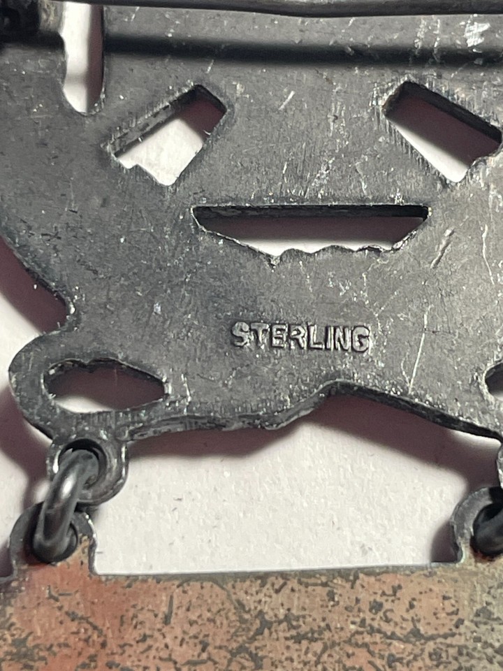 Military US Army Iron Cross Marksman Medal Rifle Sterling | eBay