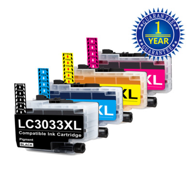 4PK LC-3033 Ink Cartridges Brother LC3033 XXL for MFC-J805DWXL MFC ...
