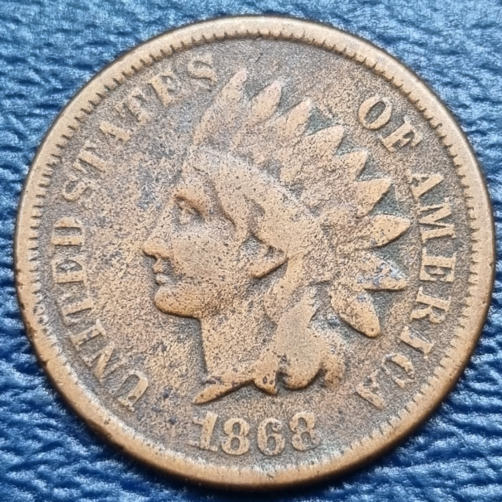 1868 Indian Head Cent 1c Better Grade #71679 | eBay