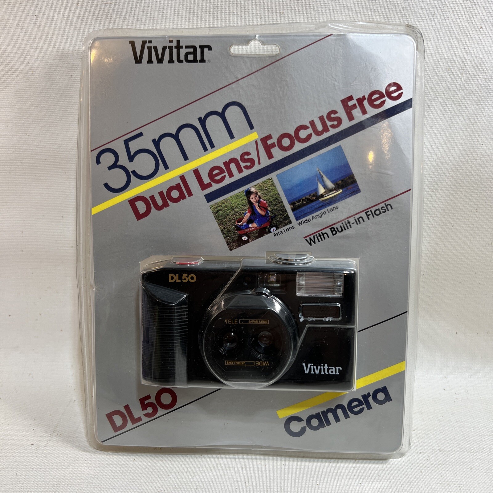 Vivitar DL50 Lomography 35mm Dual Lens Point and Shoot Camera RARE for ...