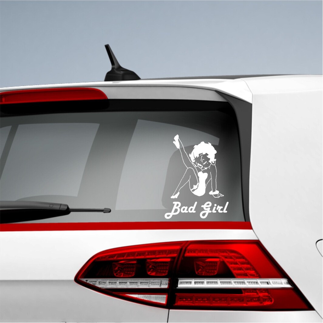 Betty Boop Bad Girl, Car, Van, Laptop, iPad, Wall, Glass, vinyl sticker ...