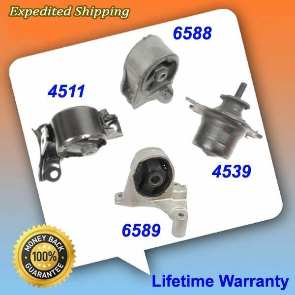 For 2001 HONDA CIVIC 1.7L MOTOR & TRANS MOUNT FULL KIT 4PCS W / Manual ...
