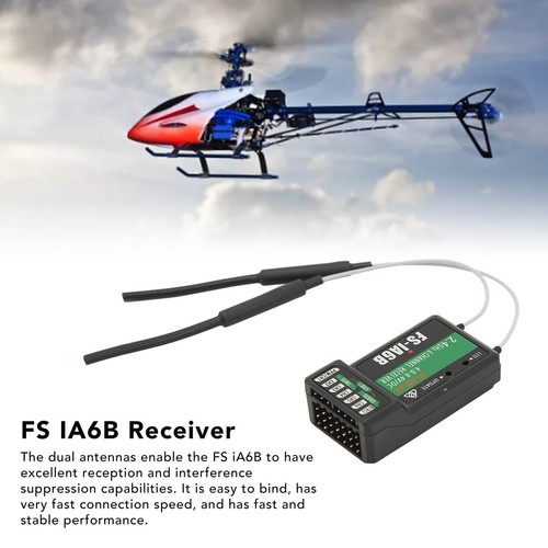 FS IA6B Receiver 2.4G 6CH I BUS PPM Receiver for FS I4 FS I6 FS I10 FS ...