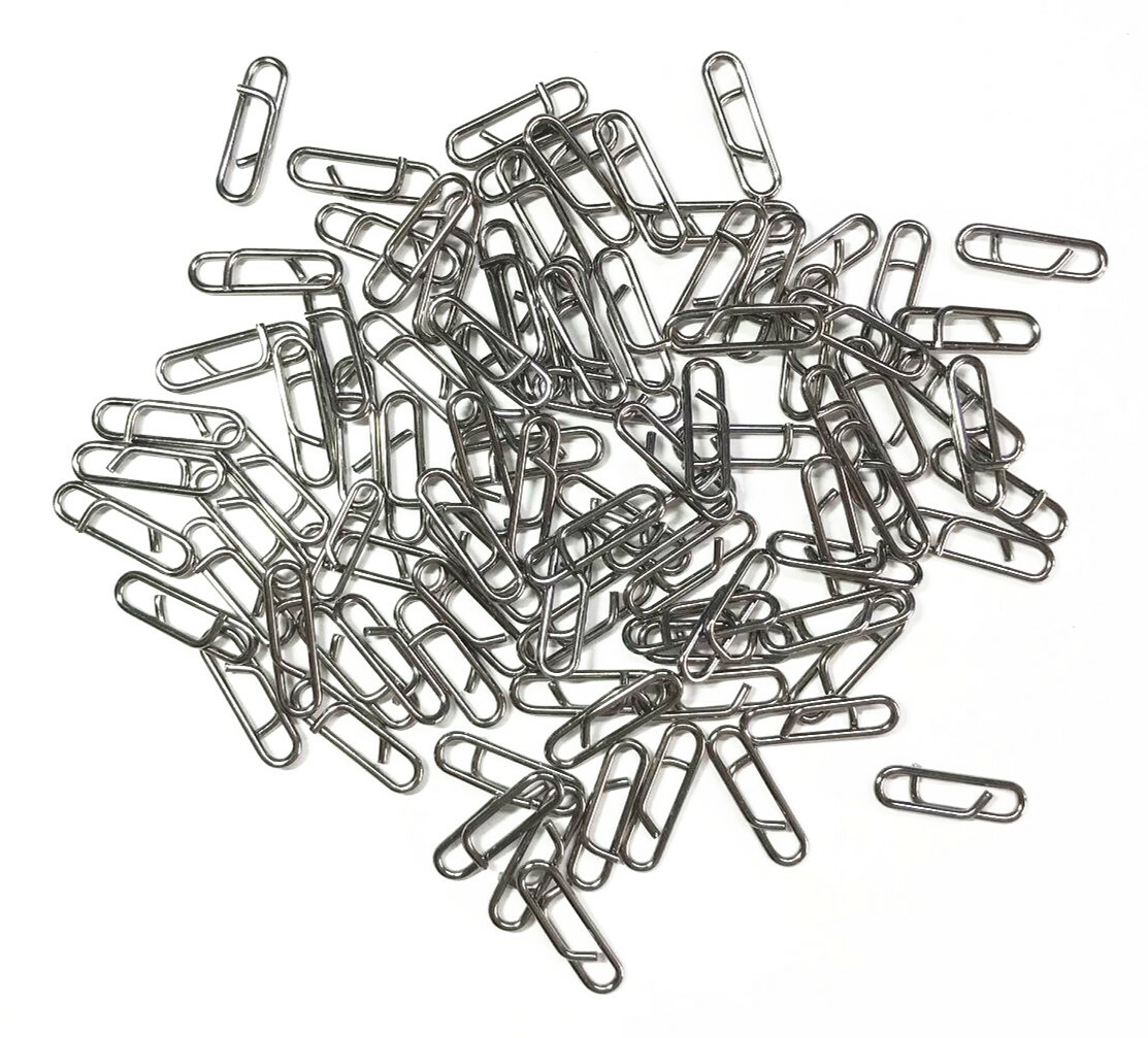 30 Pcs Lure Link / Power Clips Paperclip Fishing Lure Fast Snap | eBay