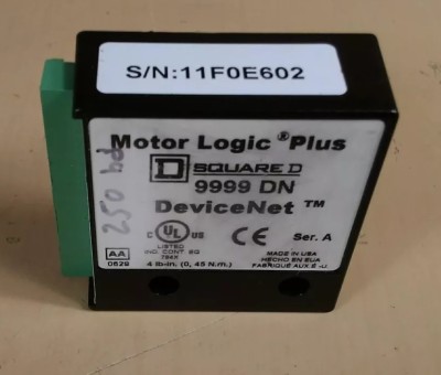 Square D Motor Logic Plus 9999 DN DeviceNet Ser. A 3D-3 | eBay