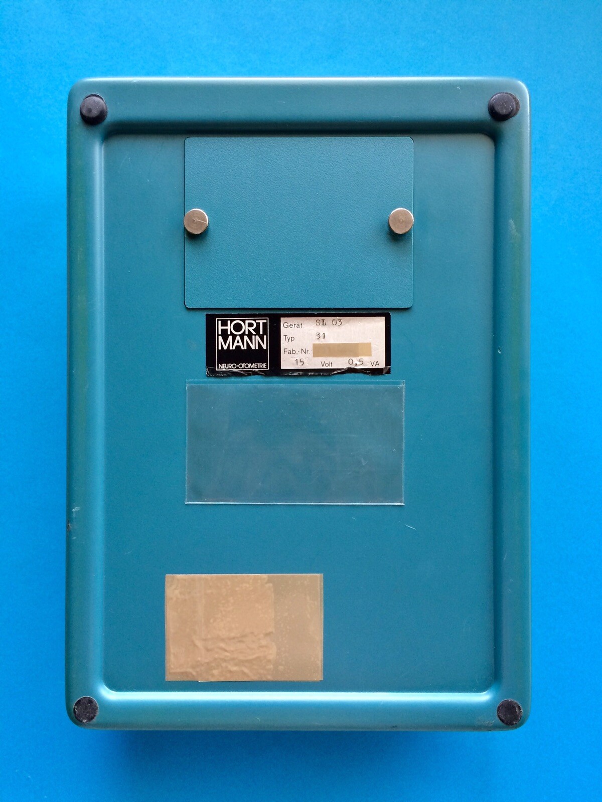 HORTMANN Neuro Otometrie SL 03 Screening Audiometer HÖRTEST Transducer ...