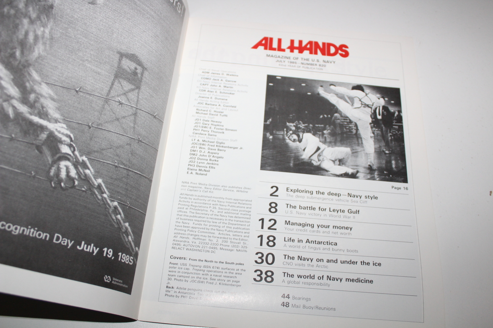 Vintage All Hands Magazine of the U.S. Navy July 1985 | eBay