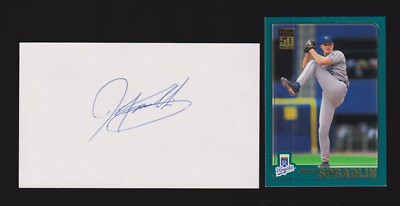 Jerry Spradlin ( Debut 1993 ) CIN PHI SF KC SIGNED AUTOGRAPH AUTO 3x5 ...