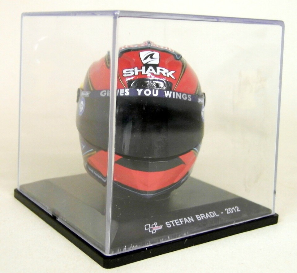 Altaya 1/5 Scale - Stefan Bradl 2012 Shark Moto GP Helmet with Plinth ...