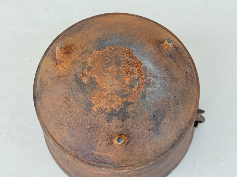 ANTIQUE CAST IRON COWBOY BEAN POT KETTLE GATE MARKED 3 LEGGED HANDLE | eBay