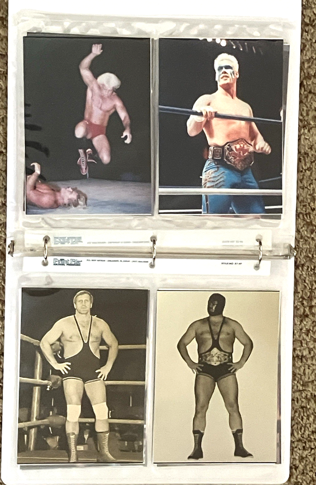 32 LOT Vtg Pro-Wrestlers 5x7 Race, Hawk, Flair Original Photos NWA CWF ...