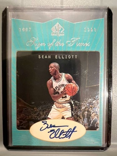 Ultra Rare Autograph of Famous Player Auto 97 98 Upper Deck SPA Sean ...