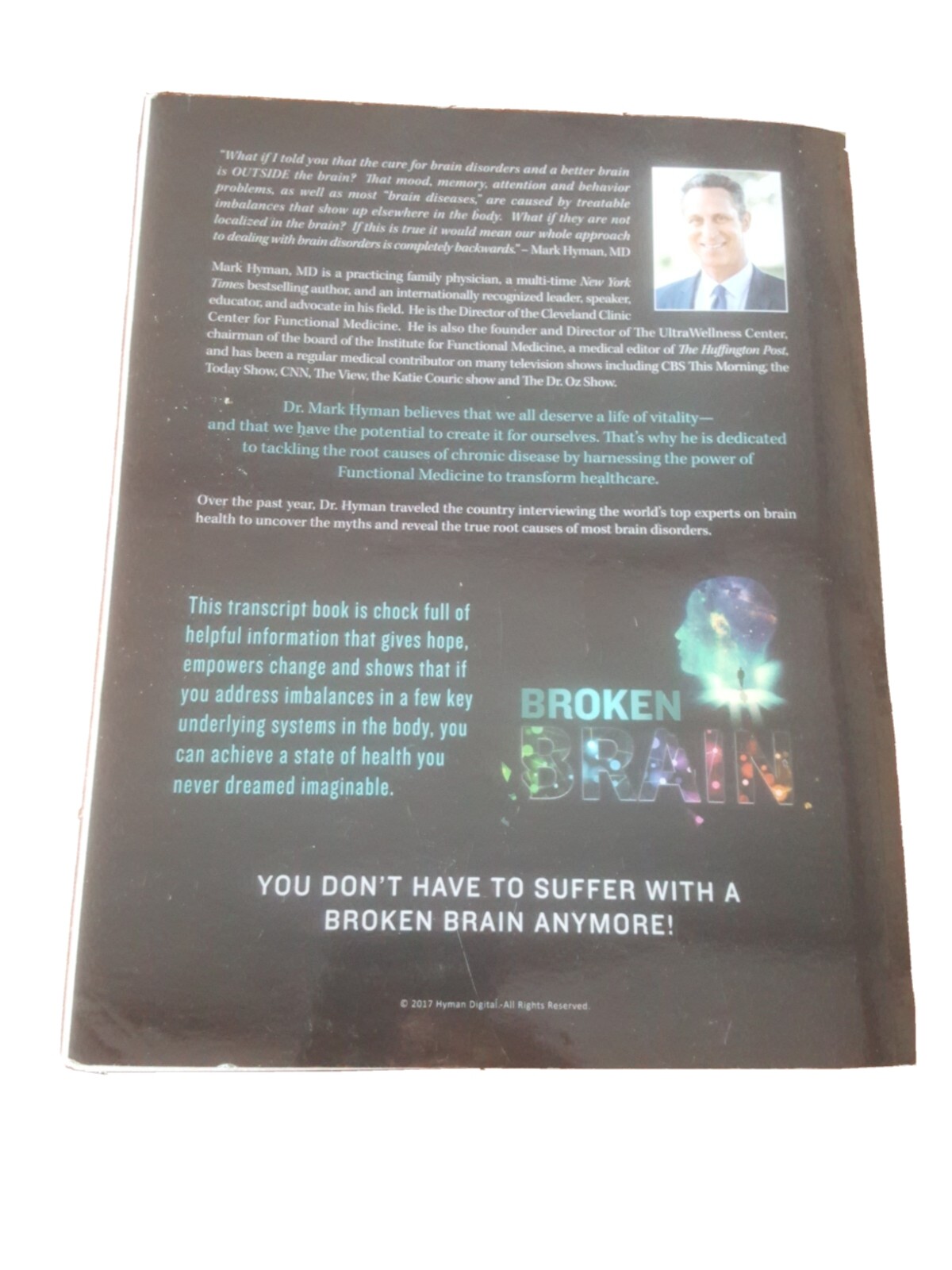 Broken Brain Heal Your Body Heal Your Brain Dr Mark Hyman Transcripts ...