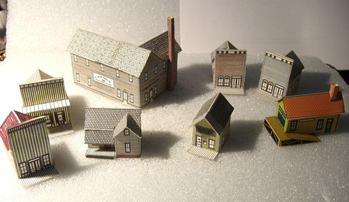 Lot of Laser Cut Buildings (8 pcs) for Marklin Mini Club Z Layout | eBay