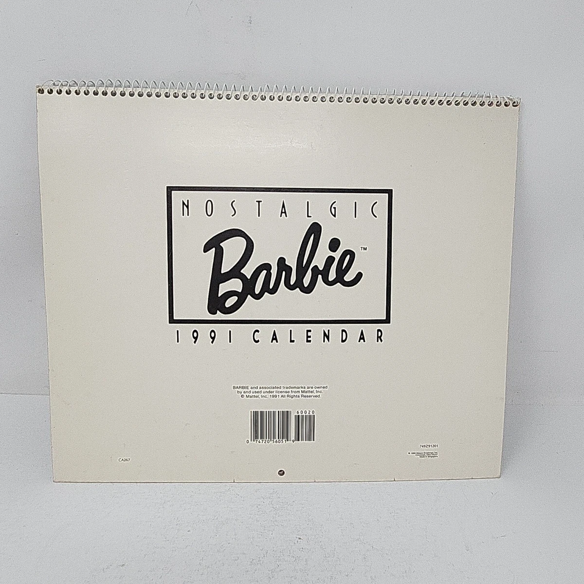 Vintage Barbie Calendar