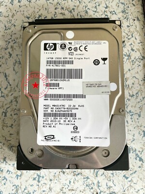 Original HP Fujitsu MBA3147RC 15K Workstation SAS Hard Drive 417801-001 ...