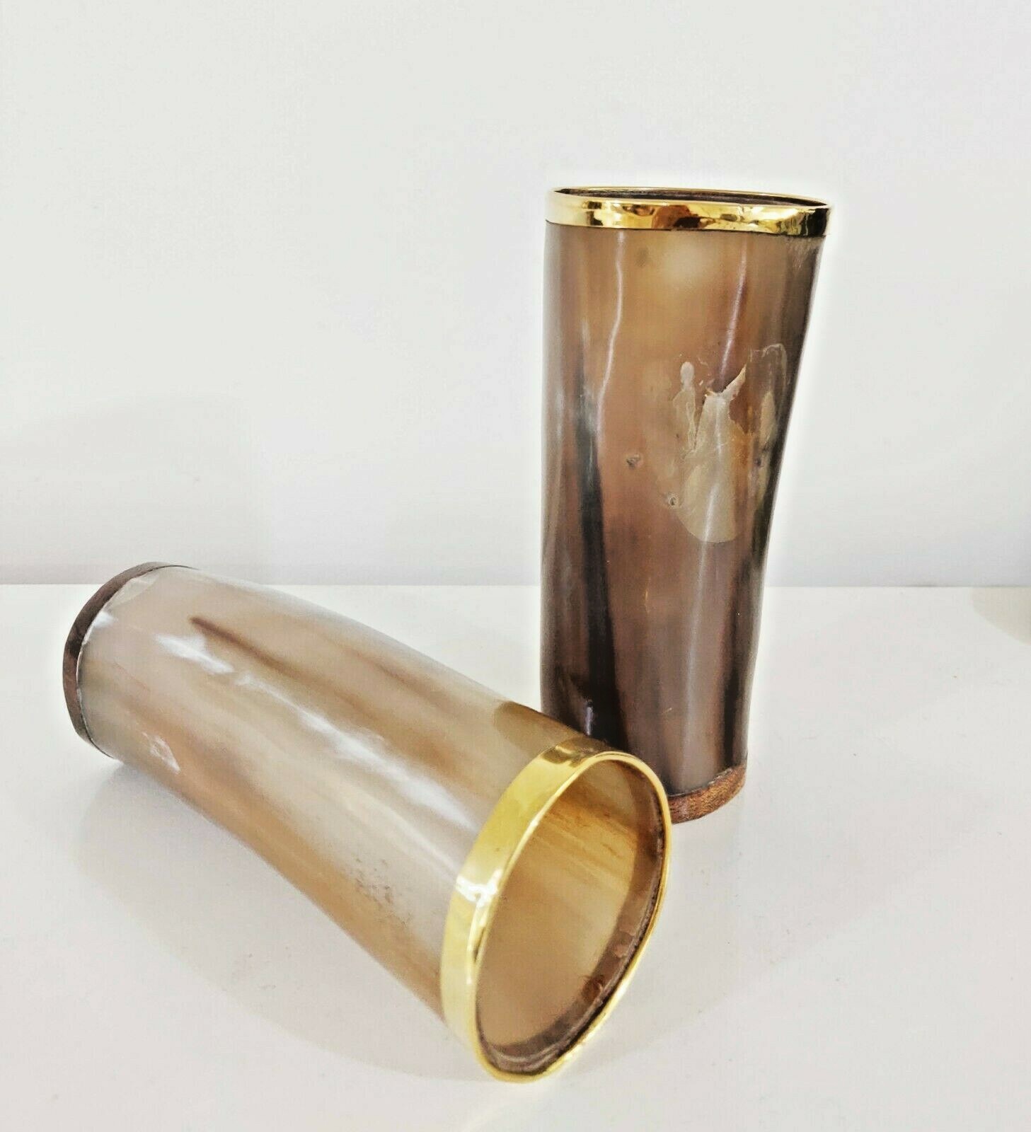 Scratch and Dent - Handmade Real Horn Mugs/Cups, Viking Drinking Horns ...