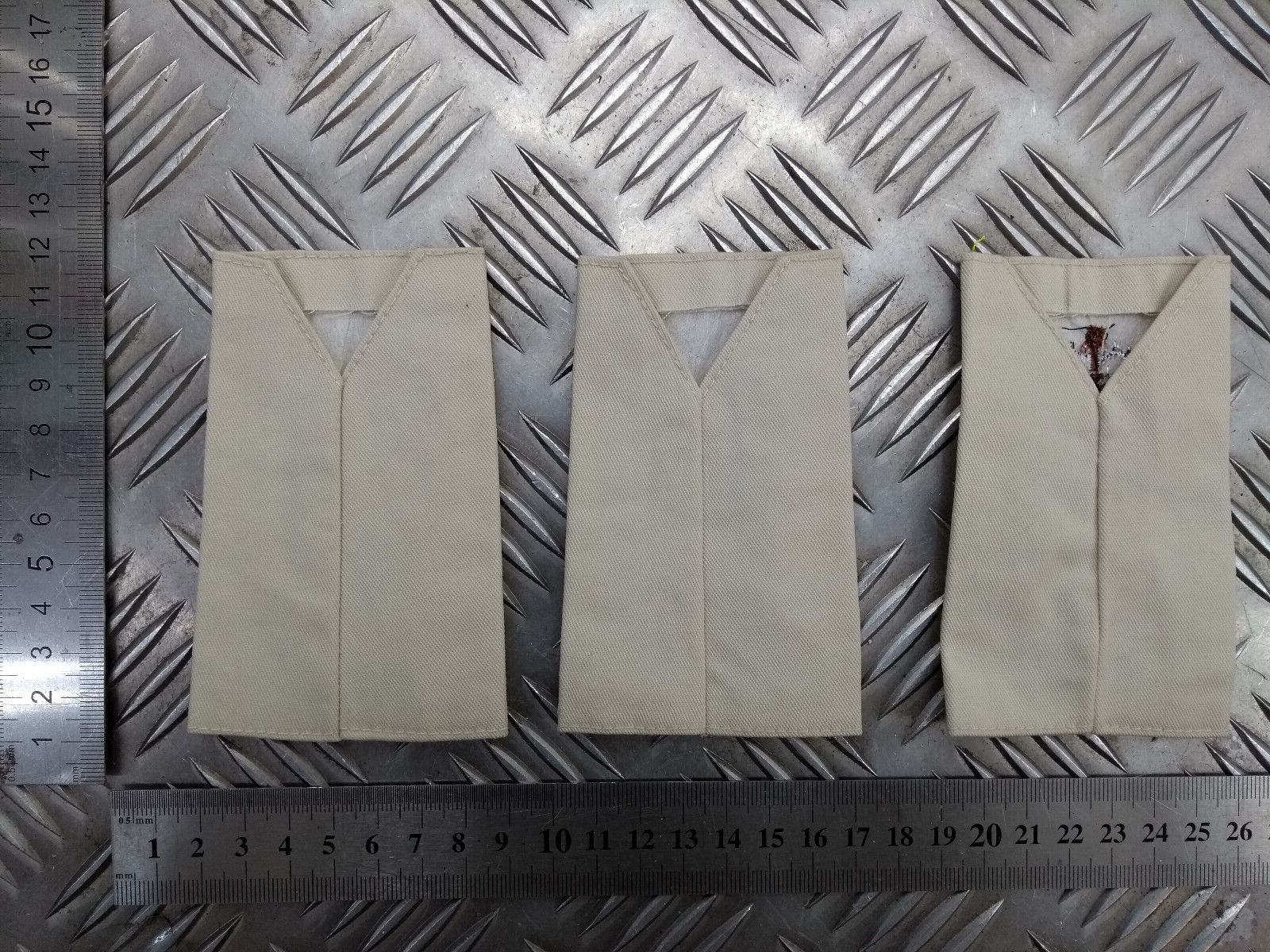 Army Air Corps AAC Light Khaki / Cream Rank Slides Various Ranks - NEW ...