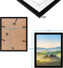 10X12 Black Picture Frame Basic Modern Picture, Photos Frame with ...