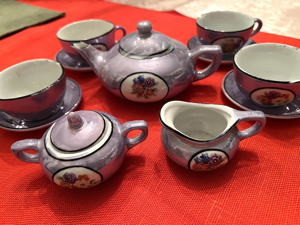 VIntage Child’s Tea Set Lusterware Made In Germany | eBay