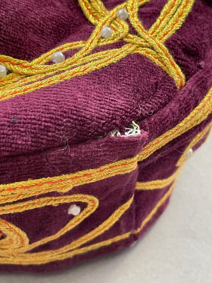 Oriental Folkloric Fez, Authentic Turkish Fes, Handmade Cap, Exotic ...