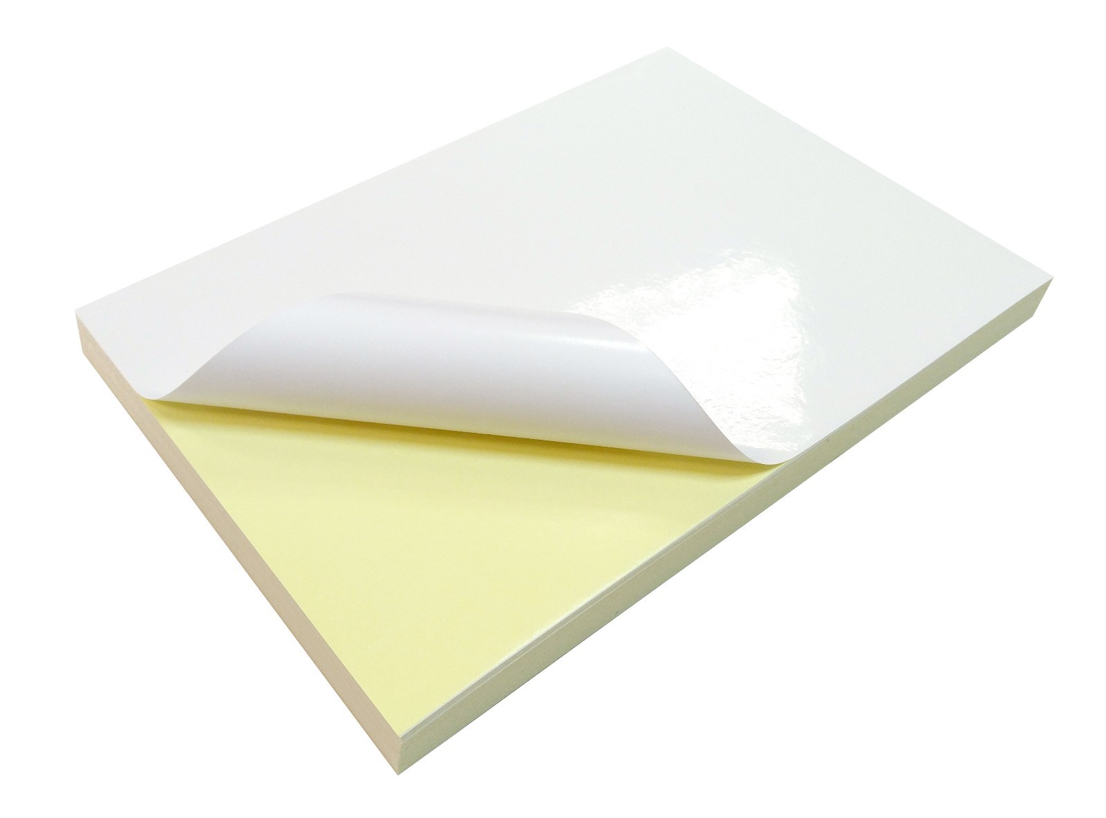 GLOSS Sticker Paper Self Adhesive Permanent Sticker Paper Sheet ...