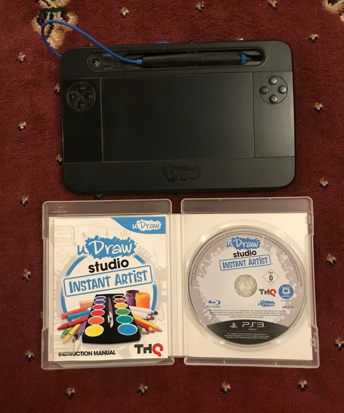 PS3 uDraw Studio Instant Artist Game with uDraw GameTablet for Sony ...