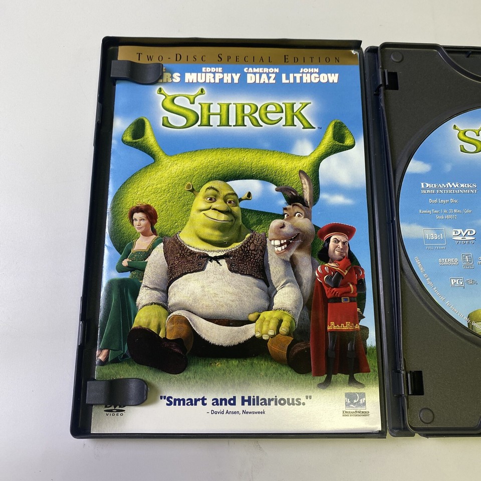 Shrek (DVD, 2001, 2-Disc Set, Special Edition) 667068901221| eBay